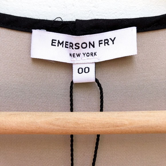 Emerson Fry | Dresses | Nwt Emerson Fry Layering Dress Black Ponte 0 ...
